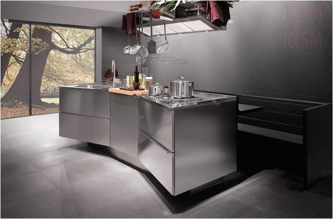 kitchen glass wall outdoor view | Interior Design Ideas