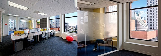 Yelp's Office Interiors