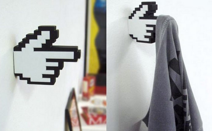 Pixel hand hanger | Interior Design Ideas