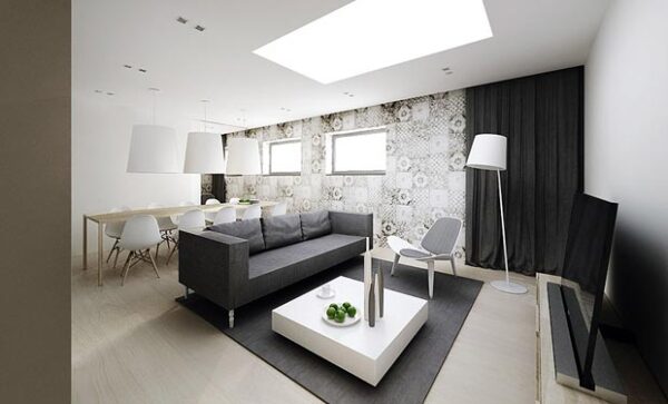 Modern Minimalist Flat Interior Design