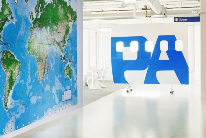 office-world-map-665×445 | Interior Design Ideas