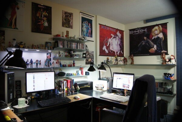 Workspaces of Figurine, Comic & Manga Enthusiasts