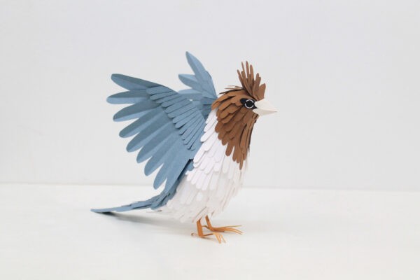 100 Beautiful Bird Sculptures Made Out Of Paper