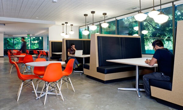 Interiors of Microsoft's Building 4 in Redmond Campus