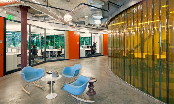 Interiors of Microsoft's Building 4 in Redmond Campus