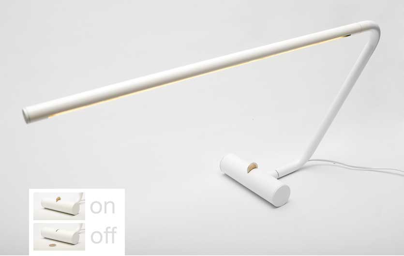 7 White minimal desk lamp | Interior Design Ideas