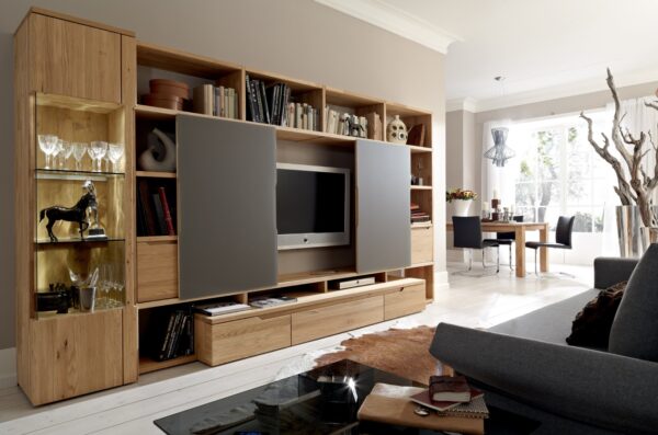 Wooden Finish Wall Unit Combinations From Hülsta