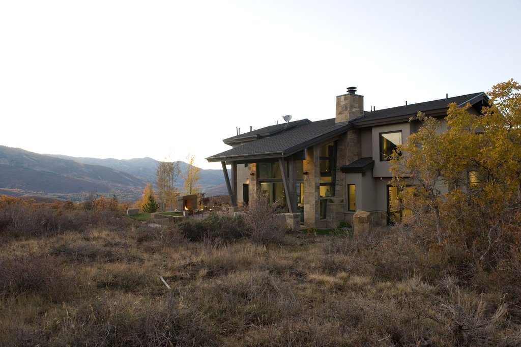 contemporary mountain house exterior rugged | Interior Design Ideas