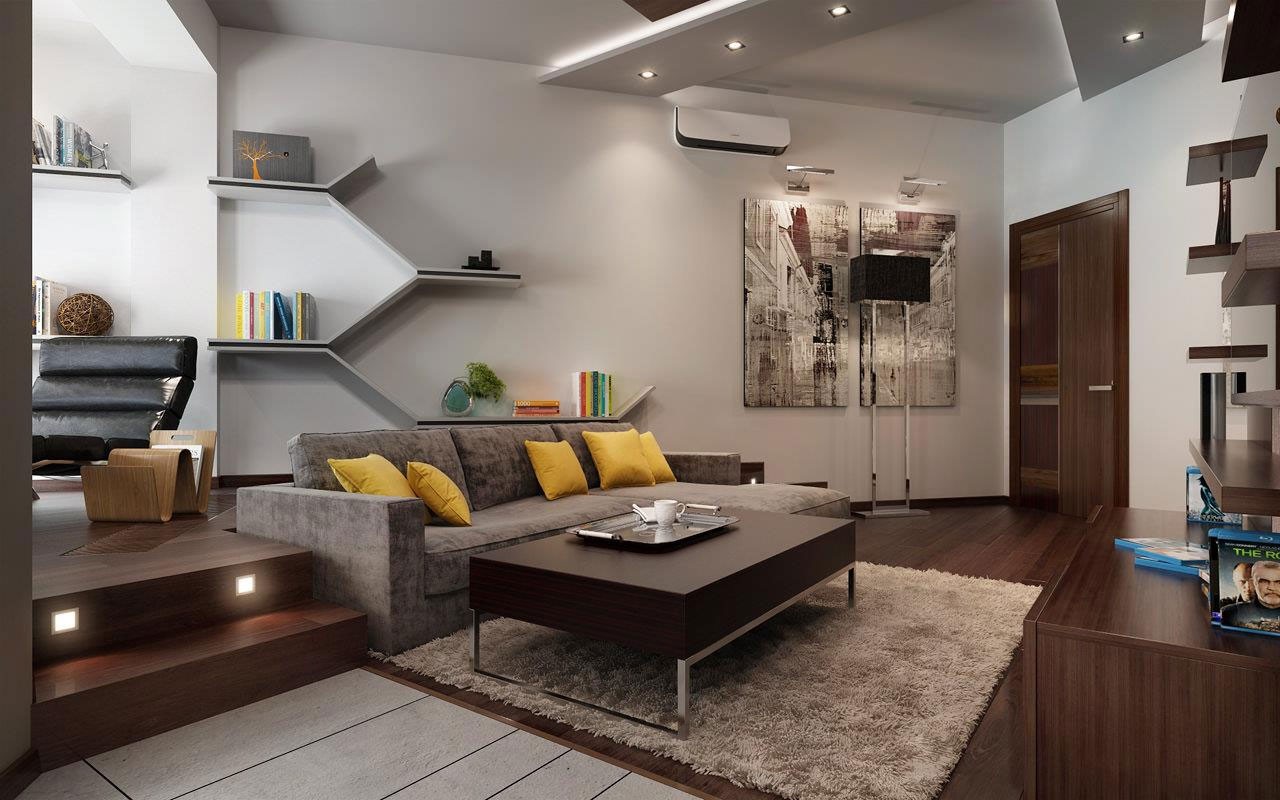 living space modern 5 | Interior Design Ideas