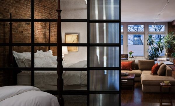 Brick Wall Studio Apartment Inspiration