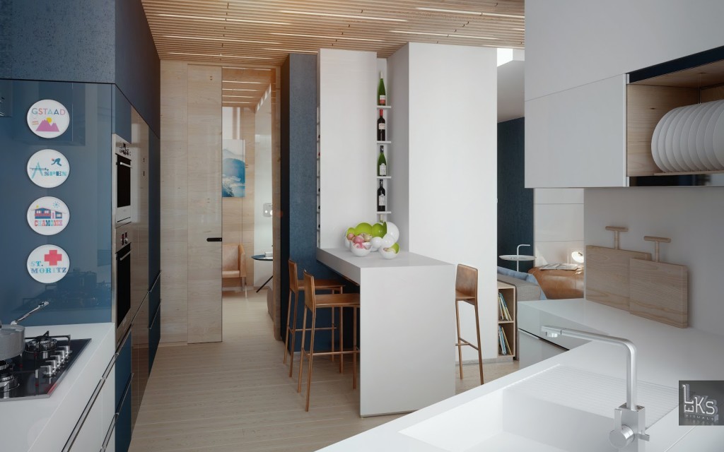 small angular kitchen | Interior Design Ideas