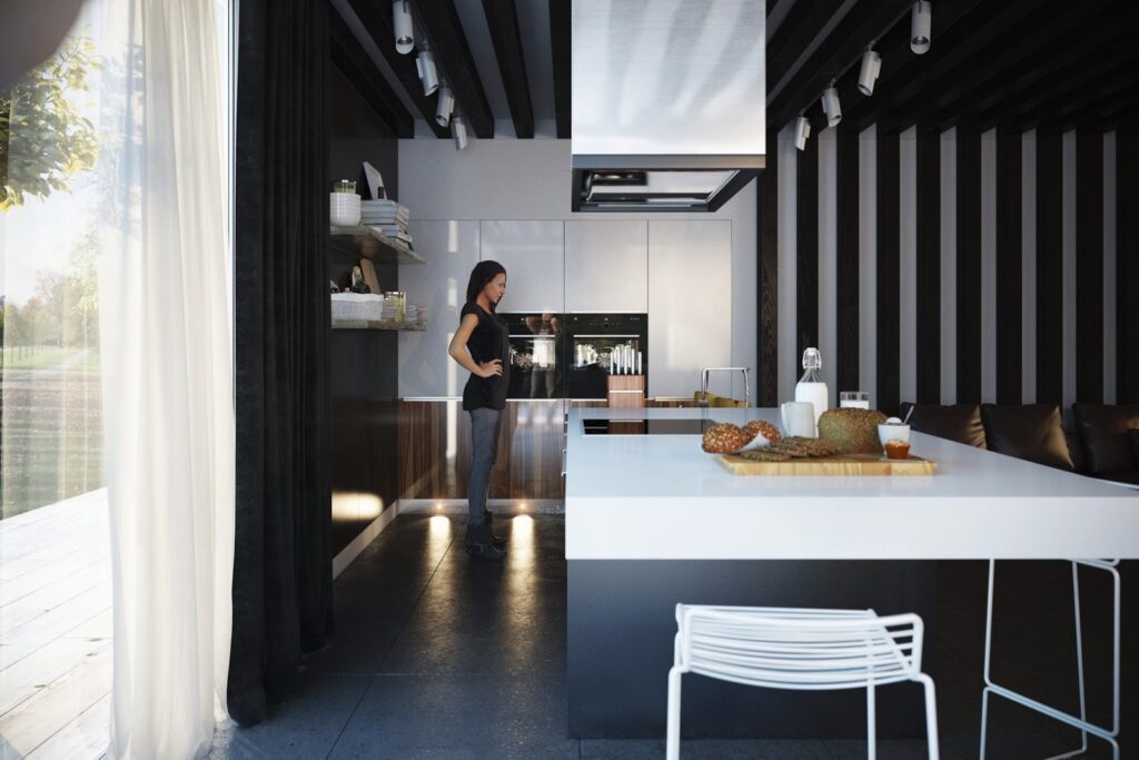 Kitchens with Contrast
