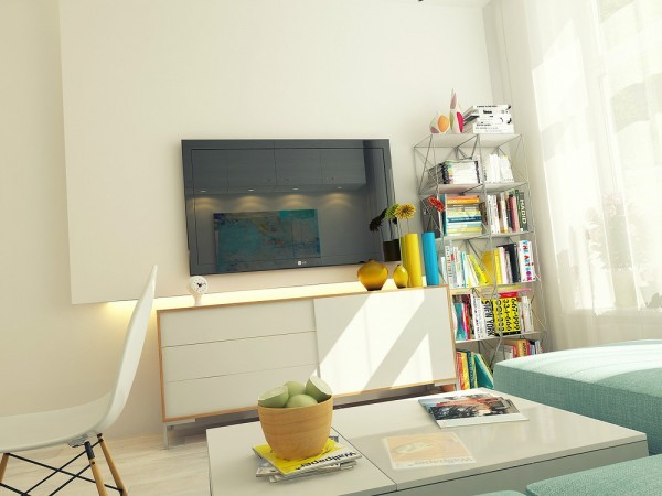 Small 29 square meter (312 sq ft) Apartment Design