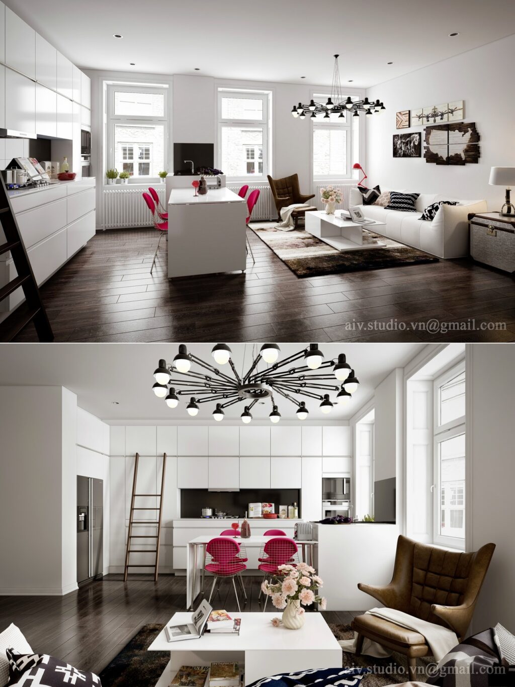 Studio Apartment Interiors Inspiration