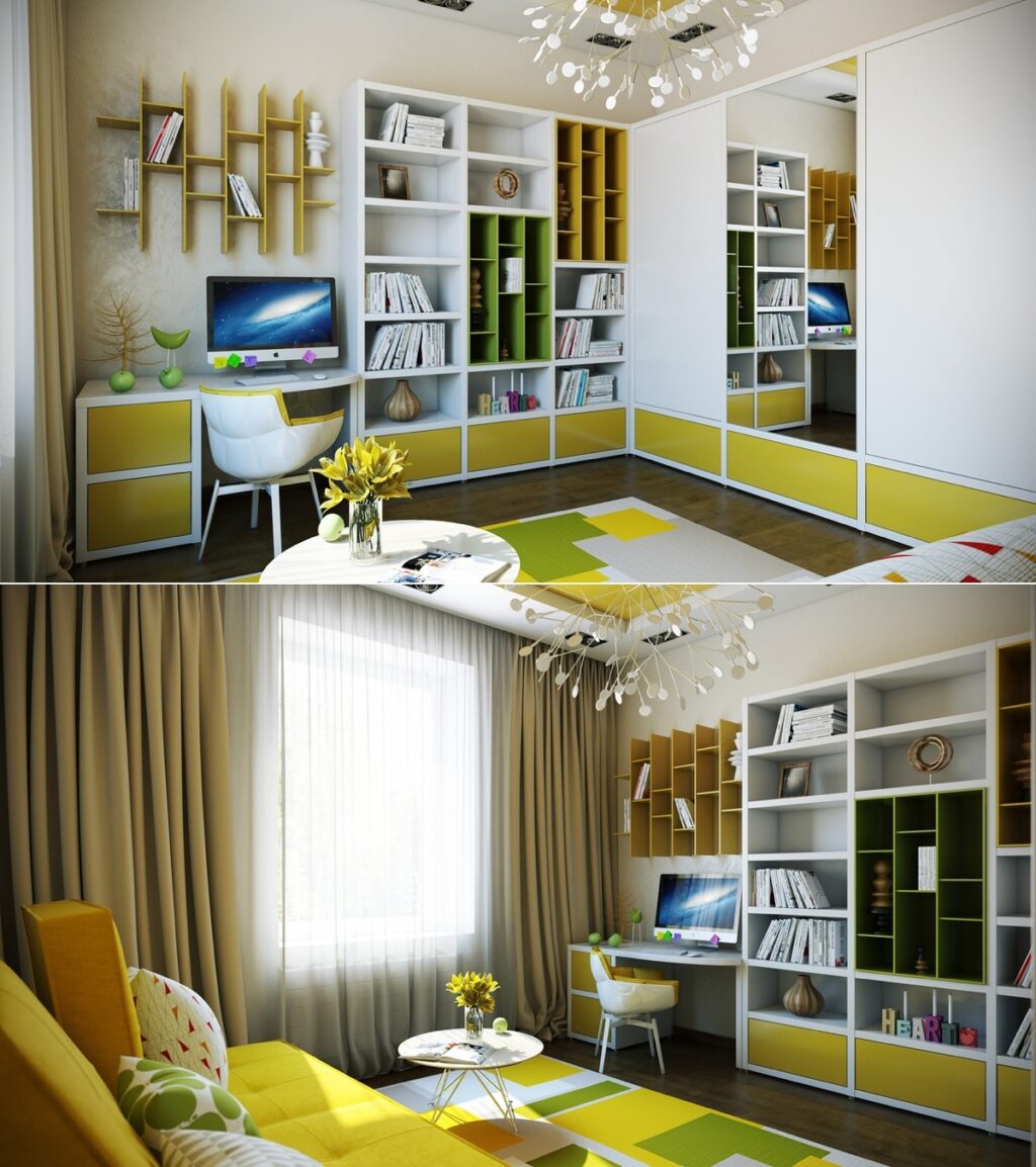 Bright and Colorful Kids Room Designs with Whimsical Artistic Features