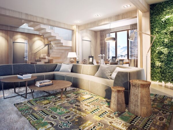 Interior Design Close To Nature: Rich Wood Themes And Indoor Vertical ...