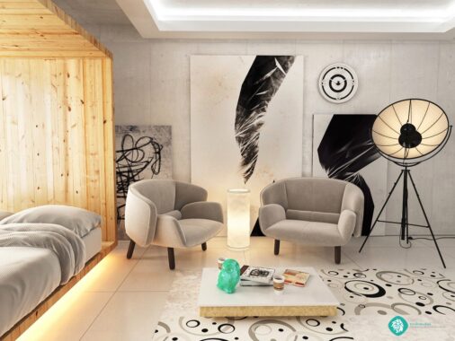 Living and Sleeping Areas Exist in Harmony in these Comfortable Studio ...