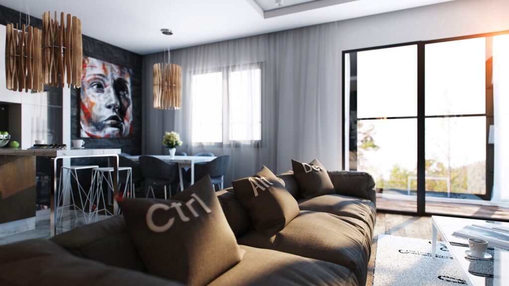 Open Apartments that Make Creative Use of Texture and Pattern