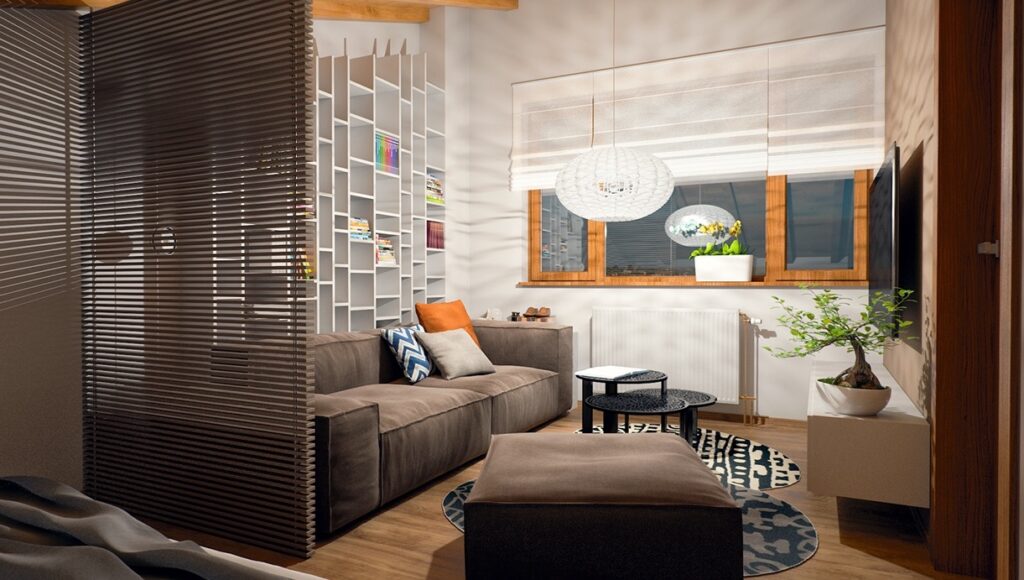 Living and Sleeping Areas Exist in Harmony in these Comfortable Studio ...