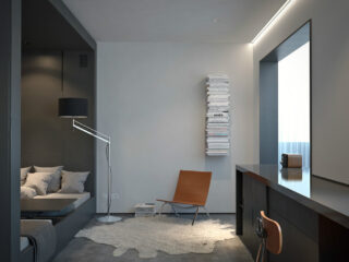 Living and Sleeping Areas Exist in Harmony in these Comfortable Studio ...