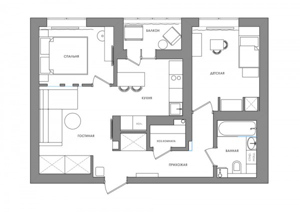 apartment-layout | Interior Design Ideas