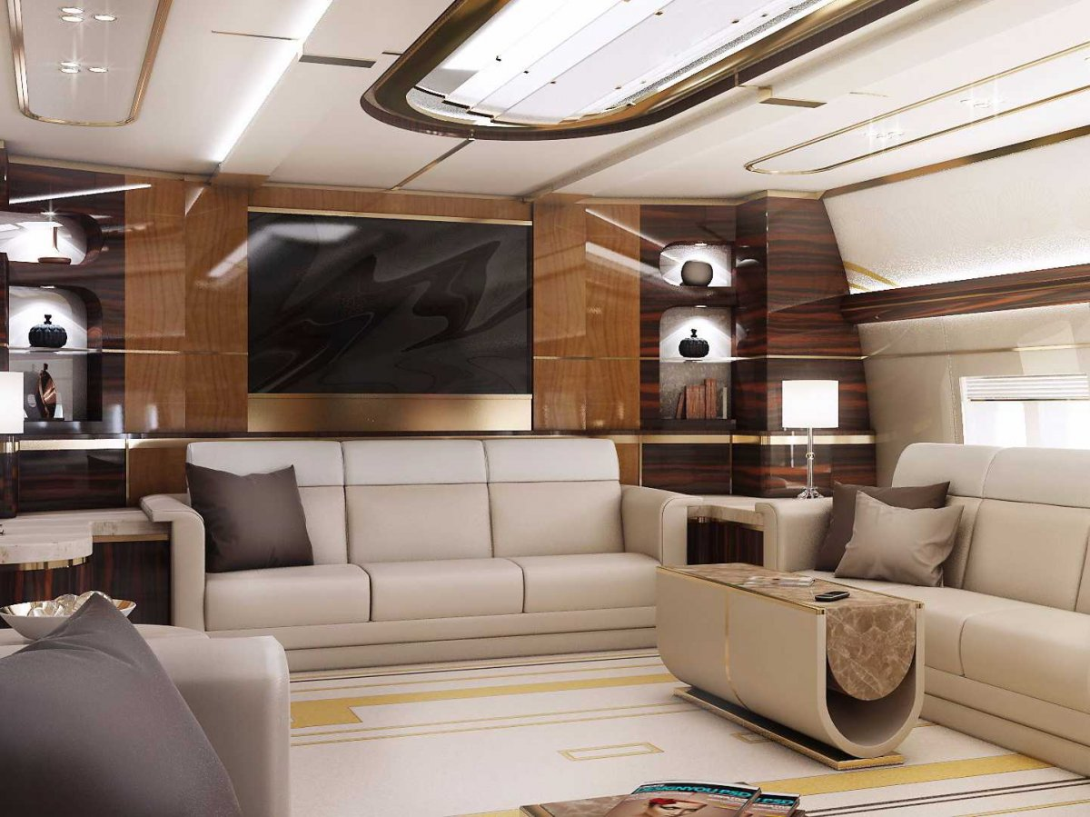 This Private Plane is a Luxurious Dream Come TrueInterior Design Ideas.