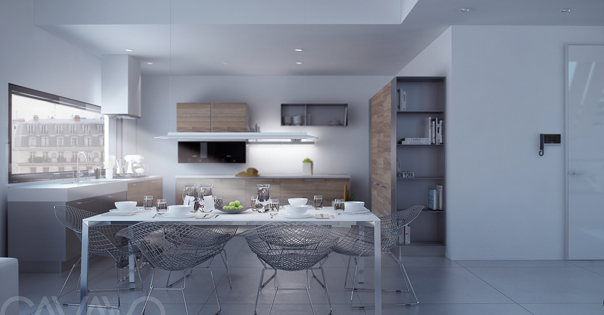 white-dining-table | Interior Design IdeasInterior Design Ideas.