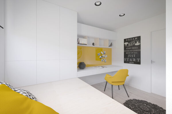 50 Sq Meter Space Saving Apartment Layout For Young Family