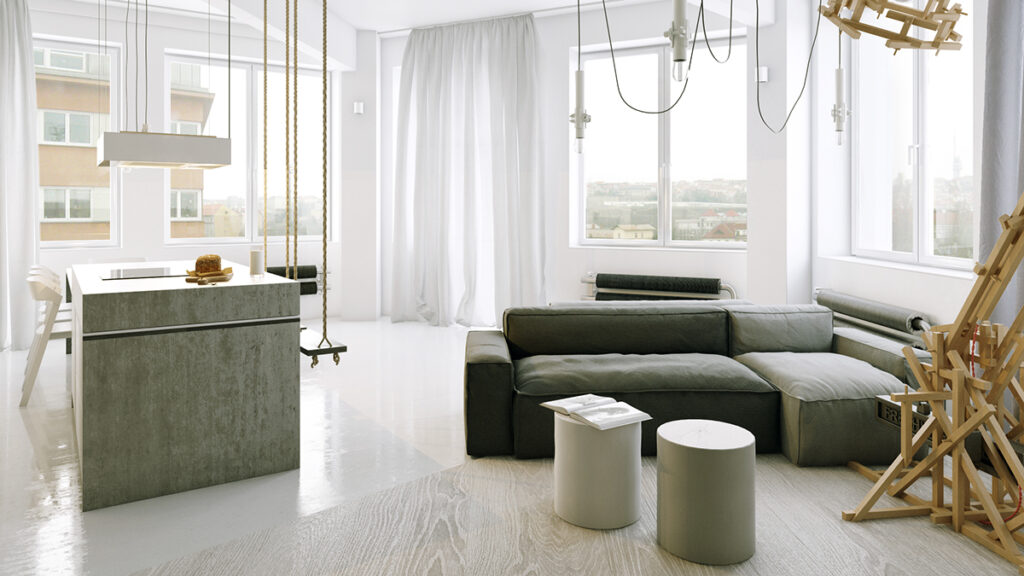 artsy-living-room | Interior Design Ideas