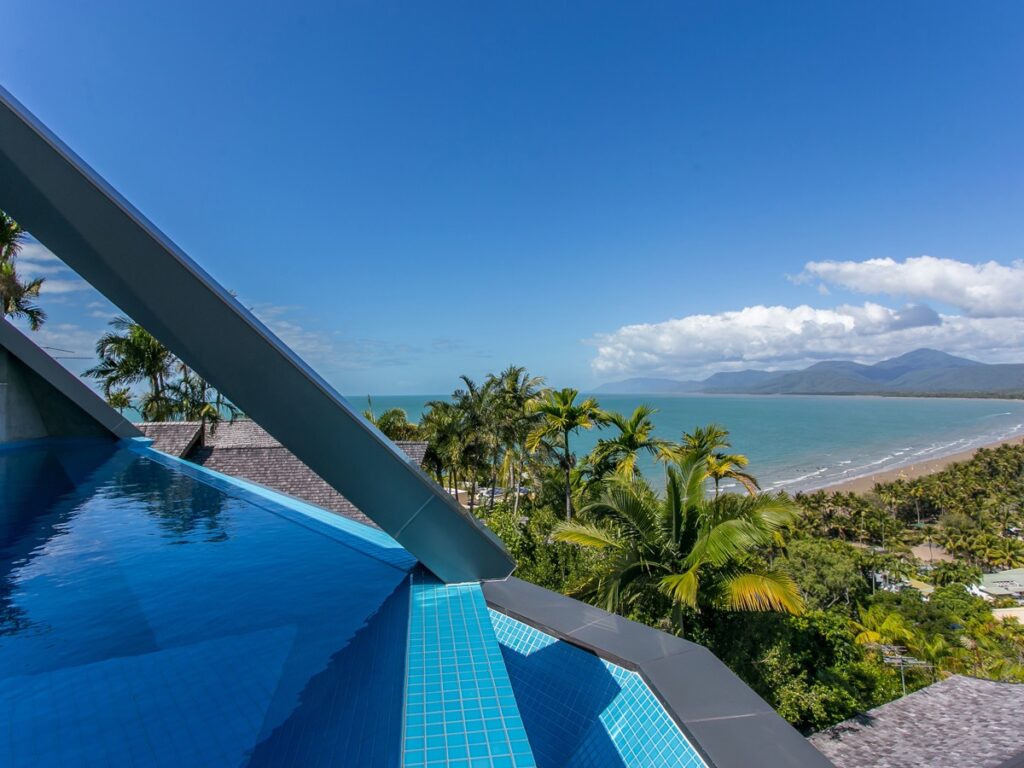 A Sculptural Cliffside Home With A Breathtaking Tropical View