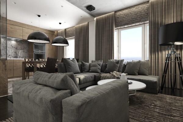 Dark, Neutral Themed Interiors: Ideas & Inspiration