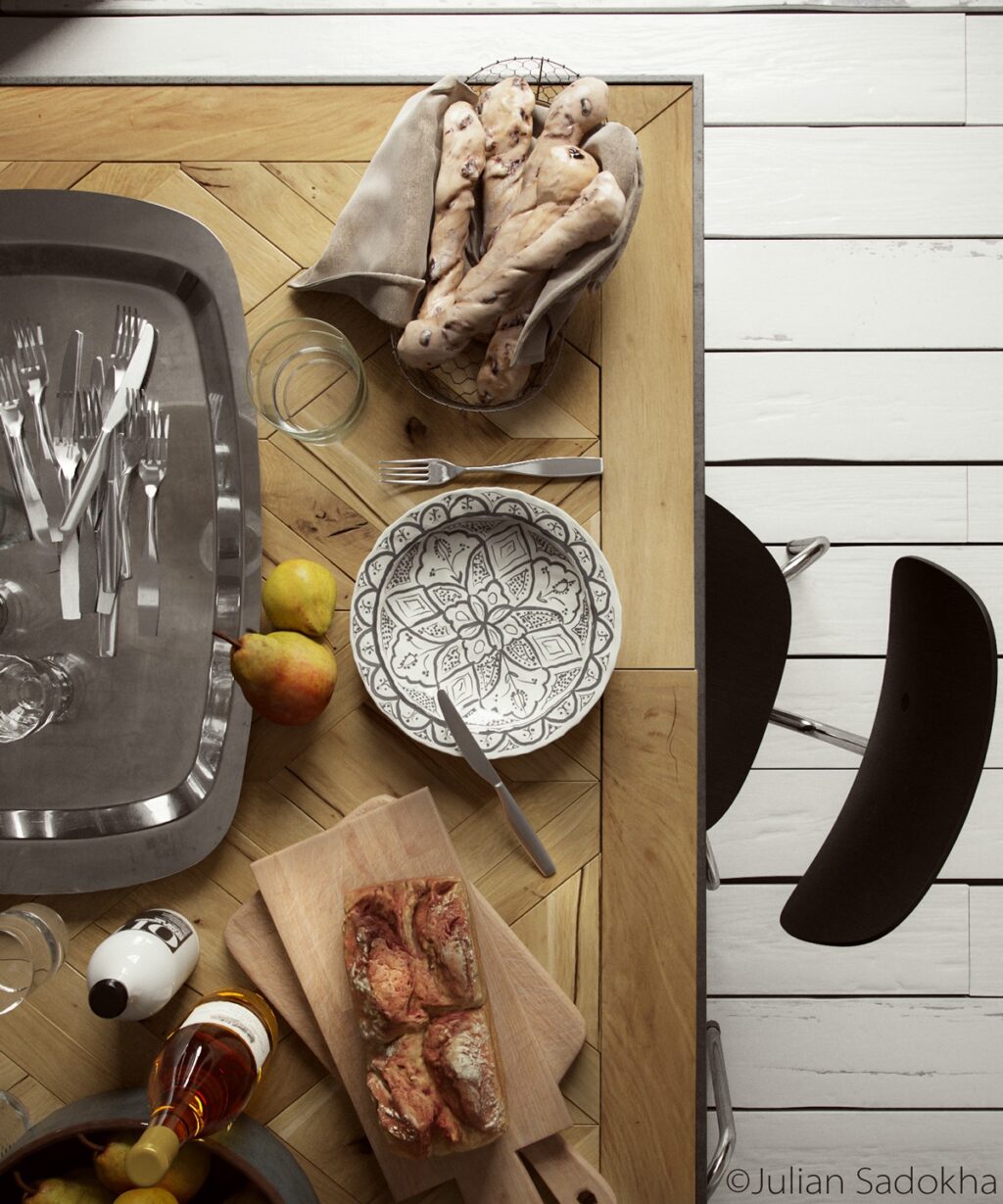 wood-inlay-table | Interior Design Ideas