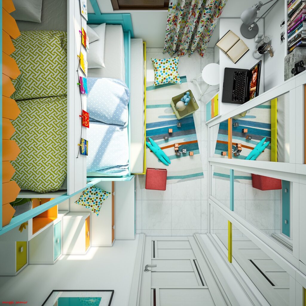 kids room layout | Interior Design Ideas