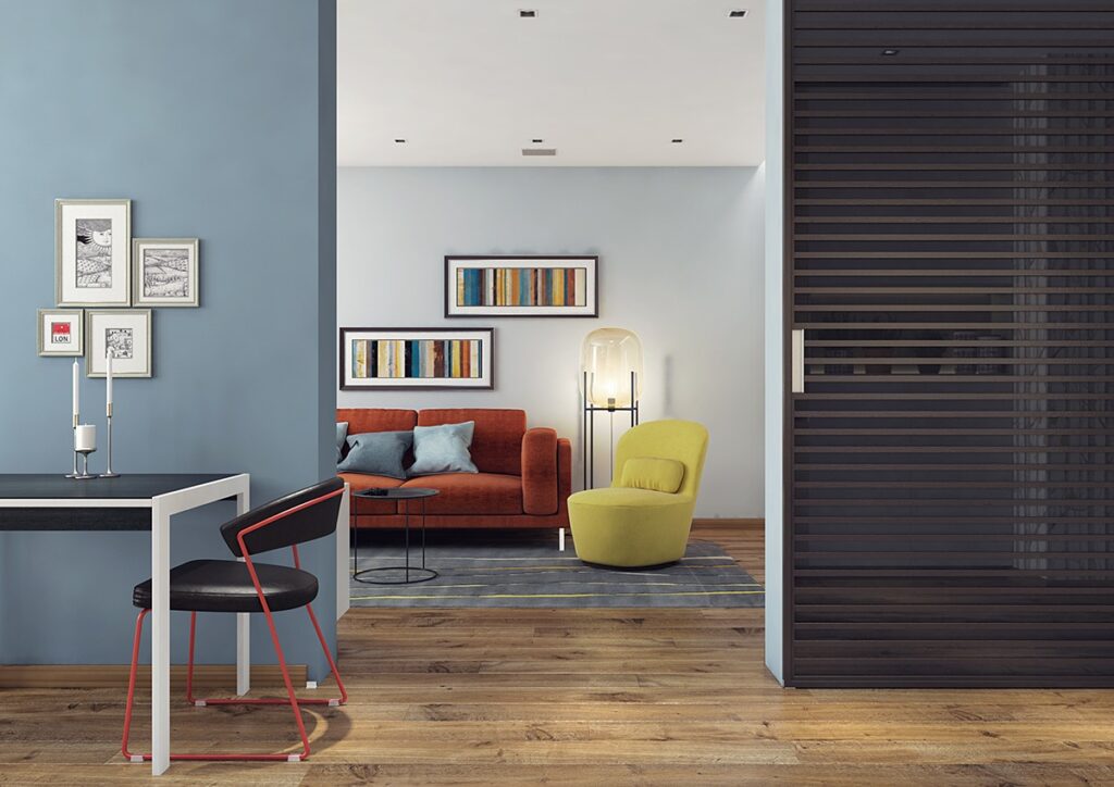 3 One-Bedroom Homes with Sharp Geometric Decor