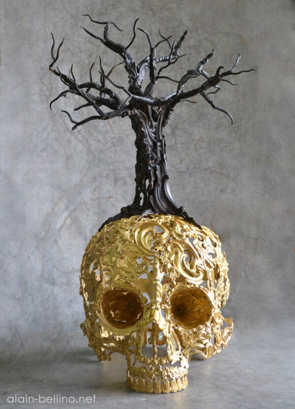 Amazing Metal Sculptures Made From Reclaimed Bronze Ornaments