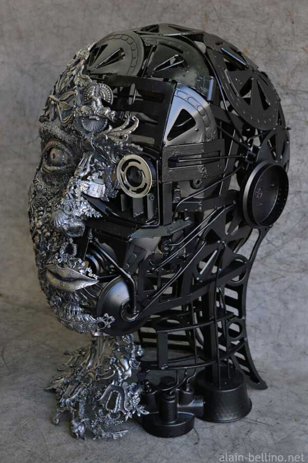 Amazing Metal Sculptures Made From Reclaimed Bronze Ornaments