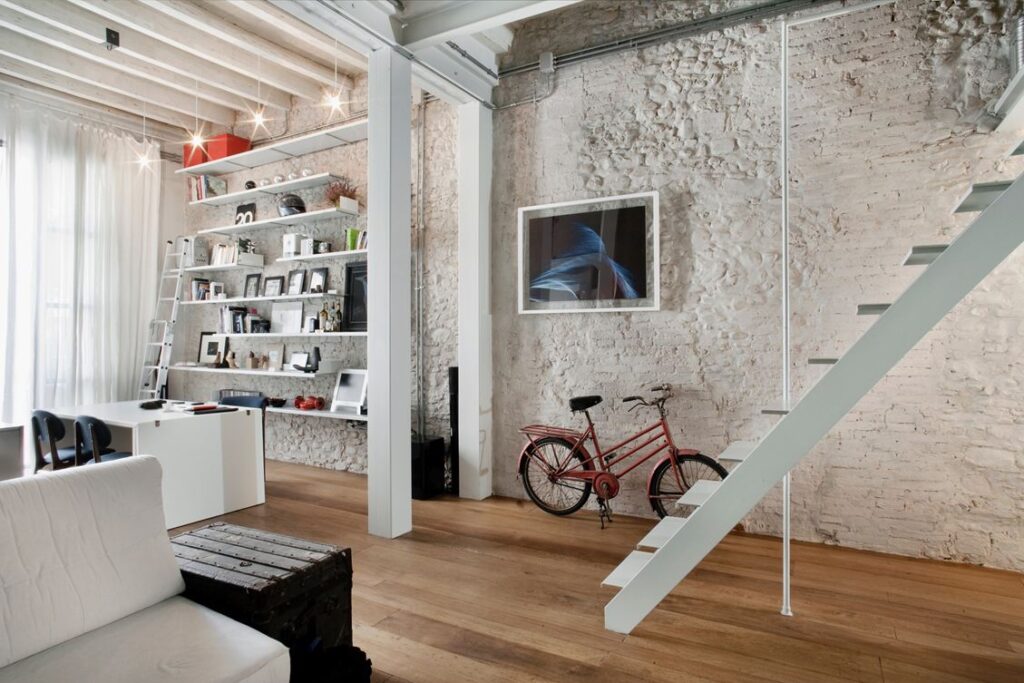 Stylish Exposed Brick Wall Lofts