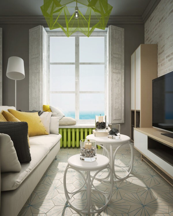 A Pair Of Super Small Apartments With Dazzling Neon Accents