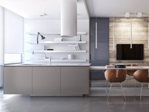 Two Apartments With Sleek Grayscale Interiors