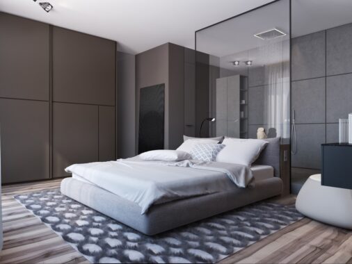 Two Apartments With Sleek Grayscale Interiors