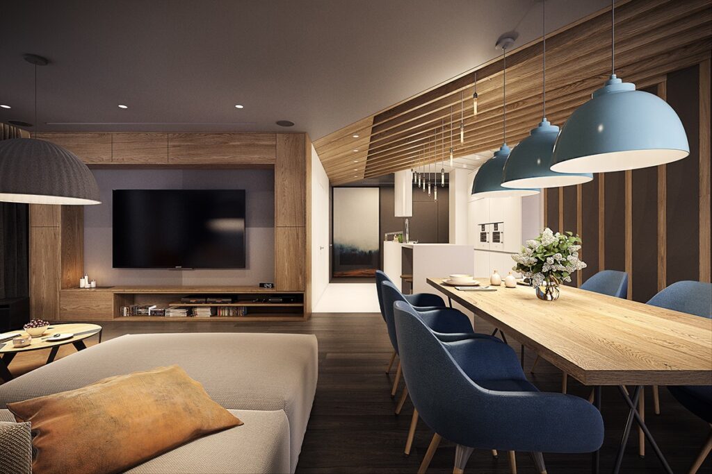 Dramatic Interior Architecture Meets Elegant Decor in Krakow