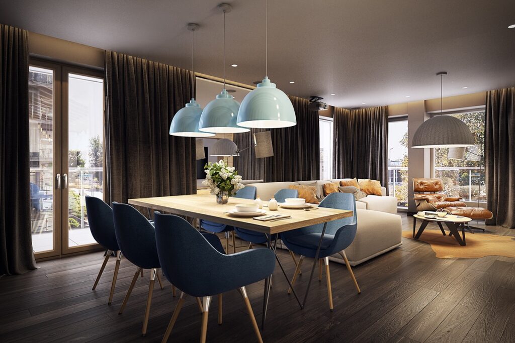 Dramatic Interior Architecture Meets Elegant Decor in Krakow