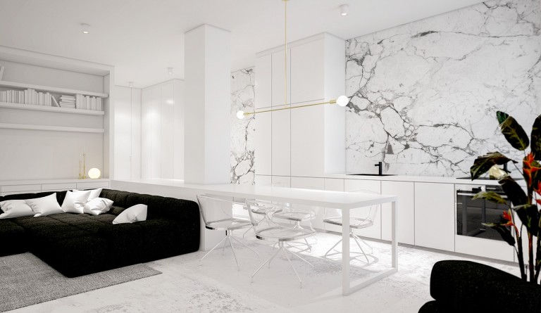 Kitchen Marble Inspiration | Interior Design Ideas