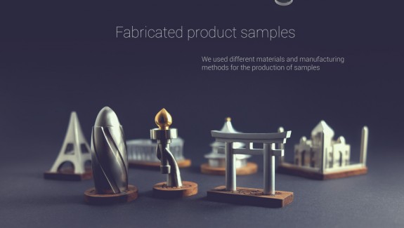 A Beautifully Minimalist Souvenir Set Depicting Architectural Landmarks