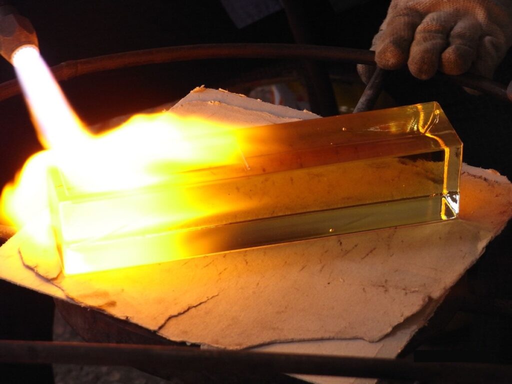 An Incredible Interior Courtyard Shielded By Optical Glass Bricks