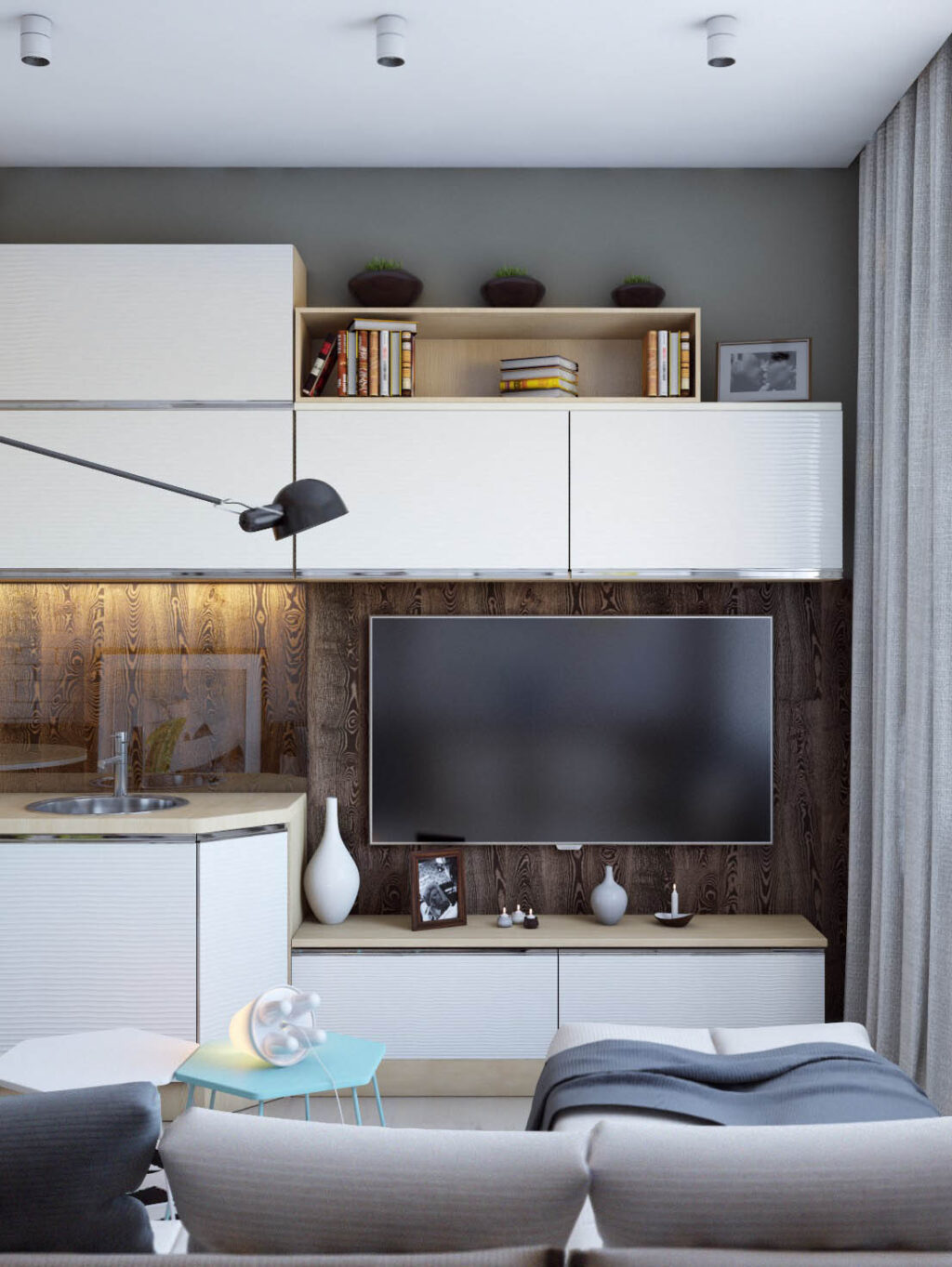 Livingroom Bultins White Builtins | Interior Design Ideas