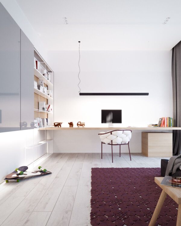 creative over-desk lighting idea | Interior Design IdeasInterior Design ...