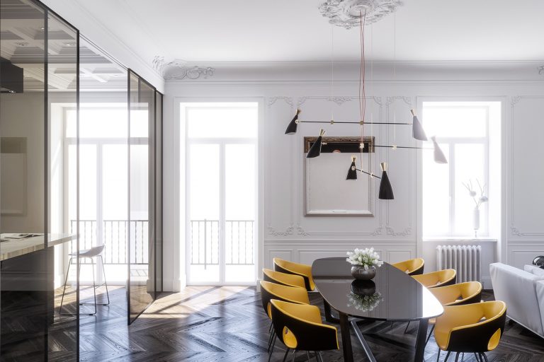 stylish modern dining arrangement | Interior Design Ideas