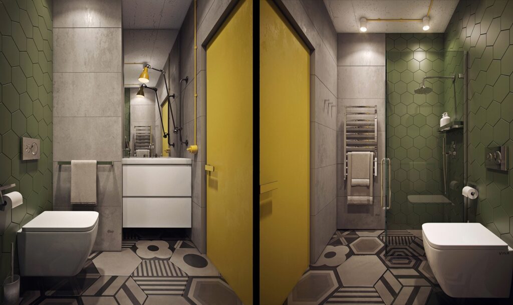 Colour-blocking: Creating room in small spaces