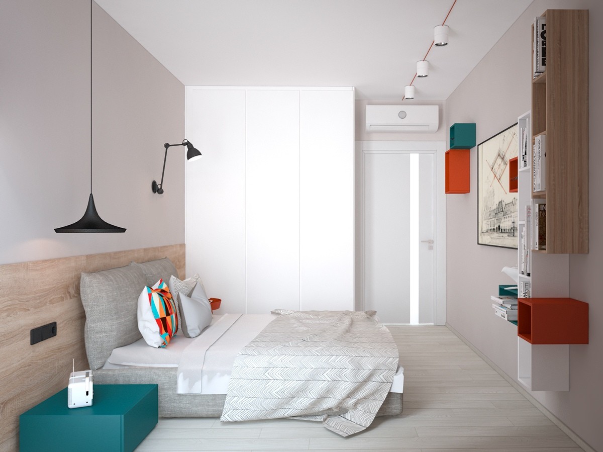 Colour-blocking: Creating room in small spaces